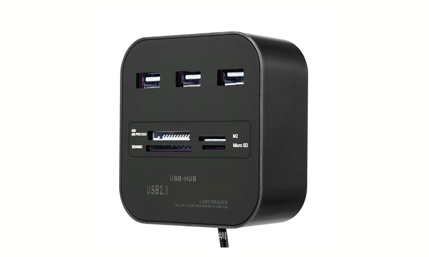 Combo Usb Hub + Card Reader – Hub Computers