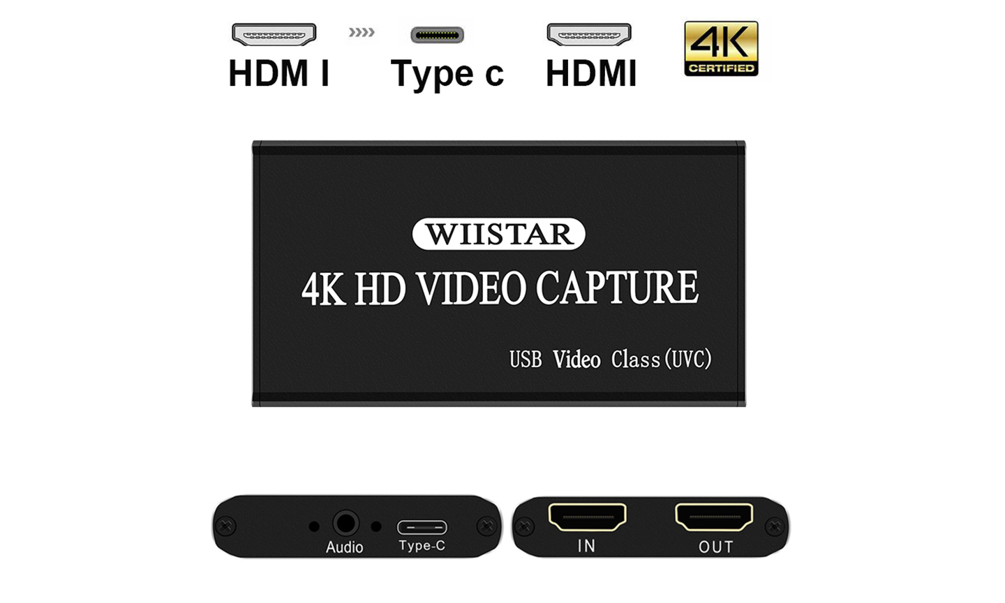 Wiister 4K HD Video Capture Card – (UVC) – Hub Computers
